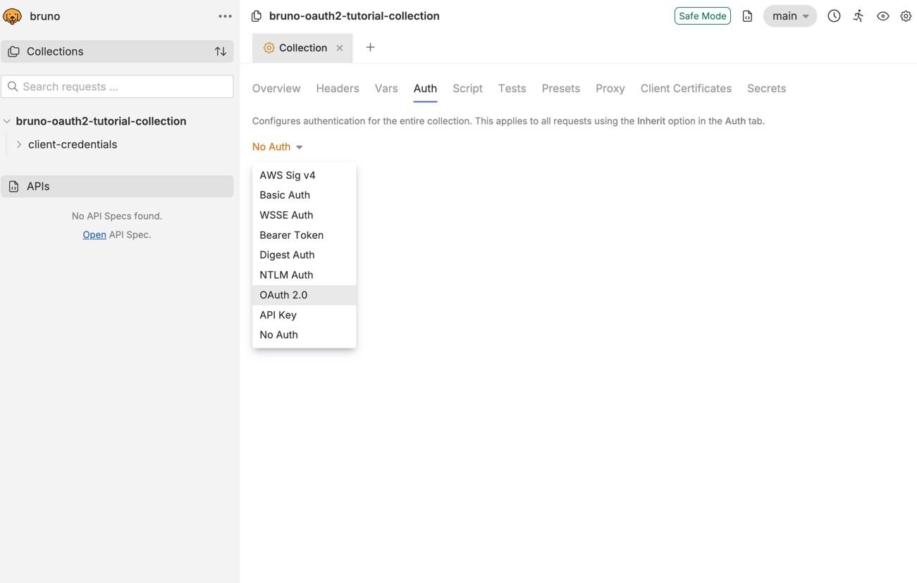 OAuth 2.0 Demystified: Secure API Access Using Bruno