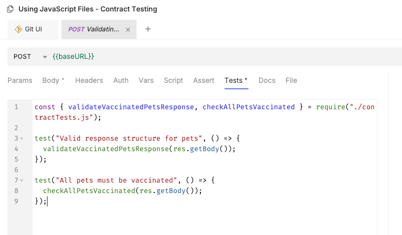 Using JavaScript Files in Your Collection | Bruno's Swiss Army Knife